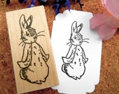 Peter Rabbit Stamp Beatrix Potter Stamp Baby Shower Rubber - Etsy