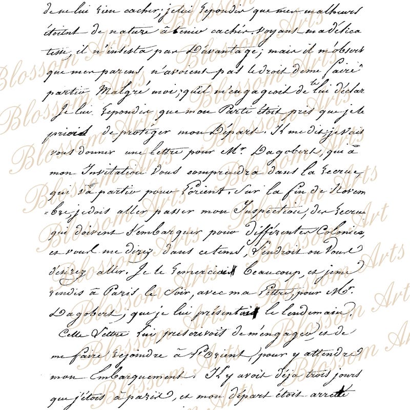 French Script - Etsy