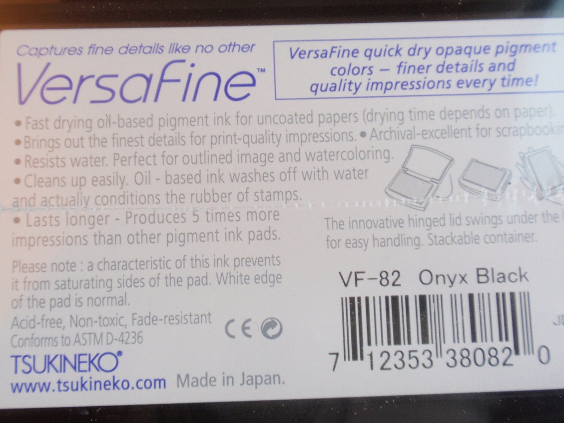 Sepia Brown Ink Pad - Versafine by Tsukineko - Full Sized - the BEST ...