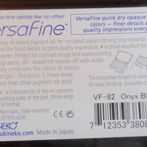 Sepia Brown Ink Pad - Versafine by Tsukineko - Full Sized - the BEST ...