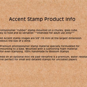 Mini Starfish Rubber Stamp 16mm, Beach Theme Stamp Handmade by Blossom ...