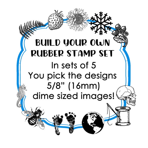 Small Rubber Stamps - Etsy