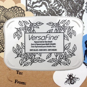 Black Ink Pad - Versafine by Tsukineko - Full Sized - the BEST Ink for ...