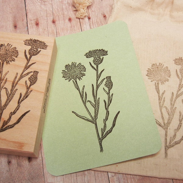 Thistle Rubber Stamp - Etsy