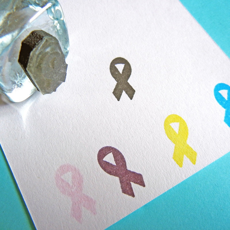 Ribbon Stamp - Etsy