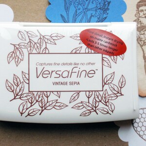 Sepia Brown Ink Pad - Versafine by Tsukineko - Full Sized - the BEST ...