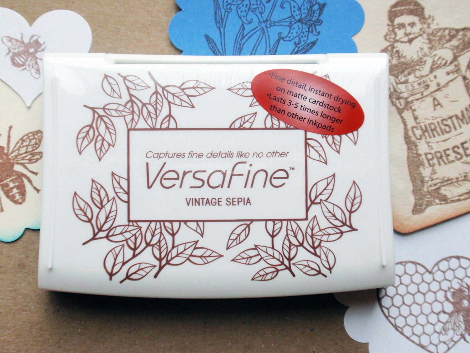 Sepia Brown Ink Pad - Versafine by Tsukineko - Full Sized - the BEST ...