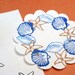 Mini Starfish Rubber Stamp 16mm, Beach Theme Stamp Handmade by Blossom ...