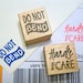 Do Not Bend Rubber Stamp, Handle With Care Shipping Rubber Stamp ...