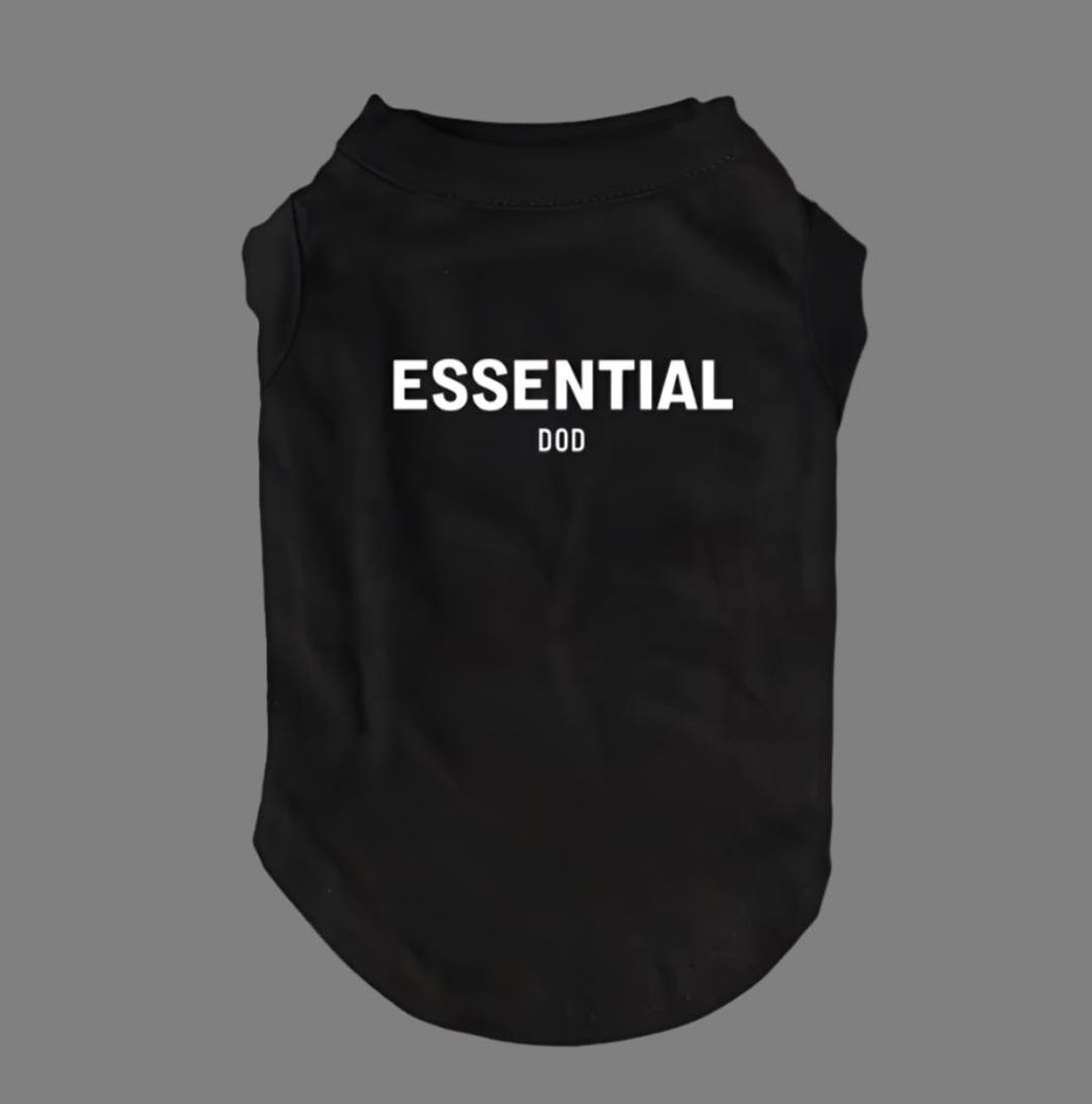 Essential Dog Shirt – Minimalist Streetwear Tee for Teacup, Small ...