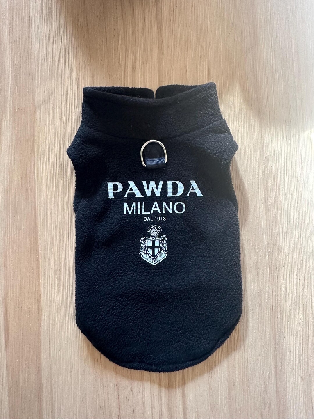 Luxury Dog T-shirt – Pawda Dog Clothes – Designer-inspired Pet Outfit ...