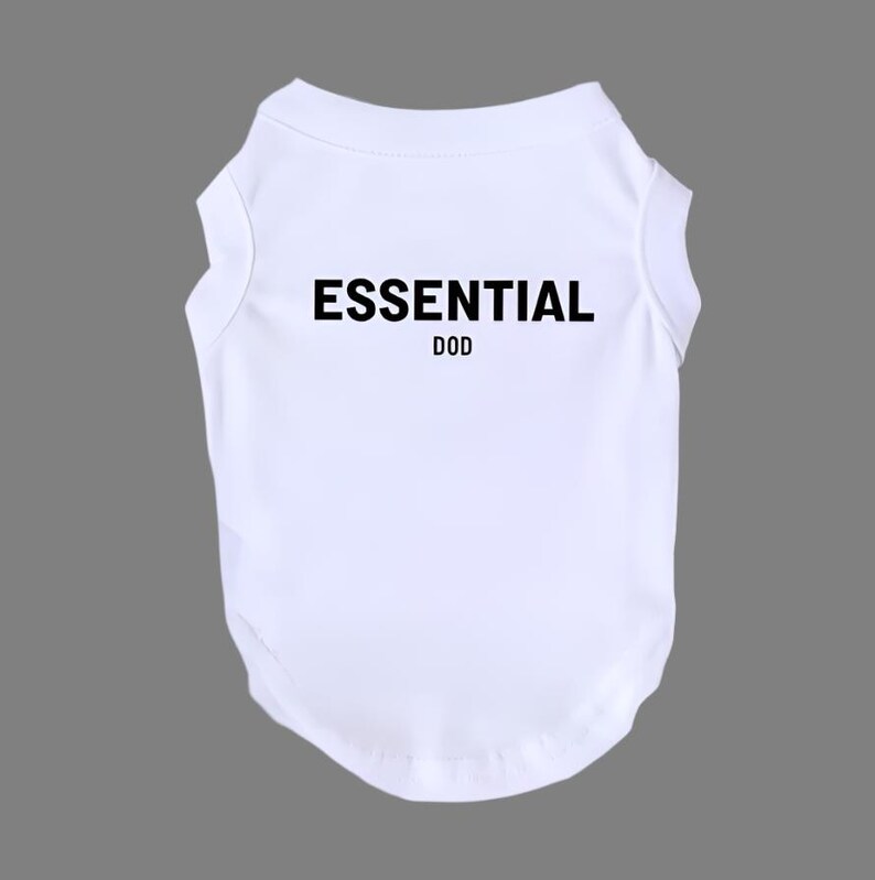 Essential Dog Shirt – Minimalist Streetwear Tee for Teacup, Small ...