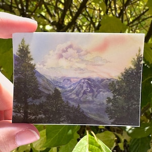 Beartooth Pass Vinyl Sticker: Montana Mountain Landscape - Etsy