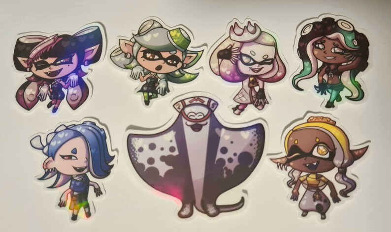 Splatoon Idol Stickers - Etsy