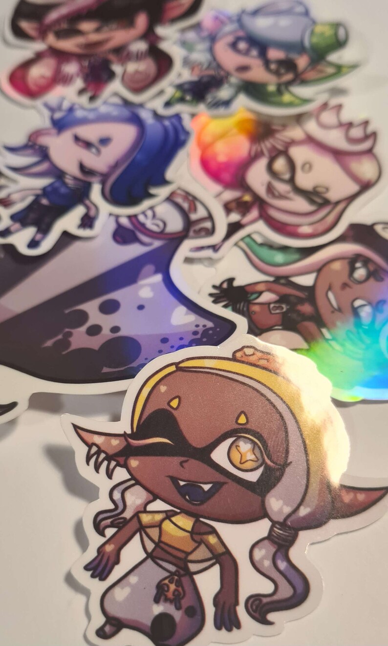 Splatoon Idol Stickers - Etsy