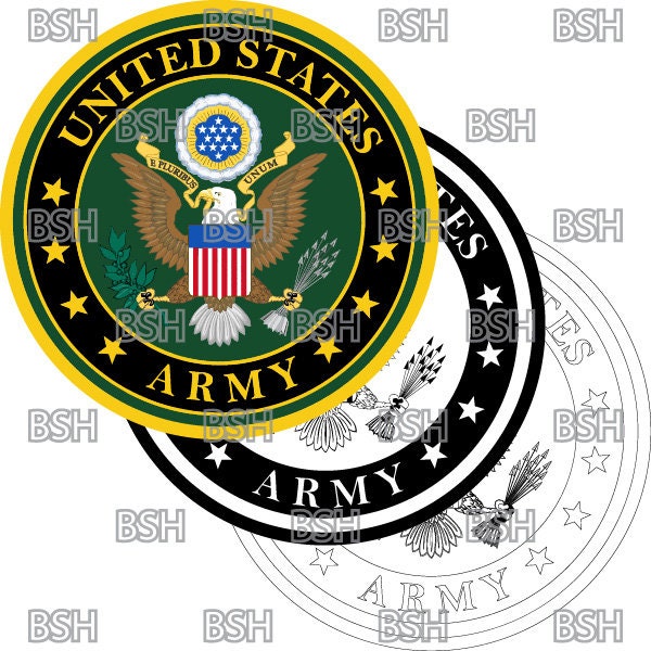 US Army Logo Vector Image Files .ai, .pdf, & .svg Formats Plus Rasters ...