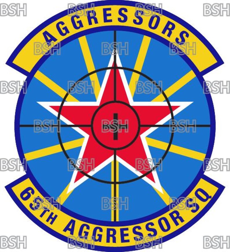 65th Aggressor Squadron (nellis AFB) Patch Vector Image Files (.ai ...