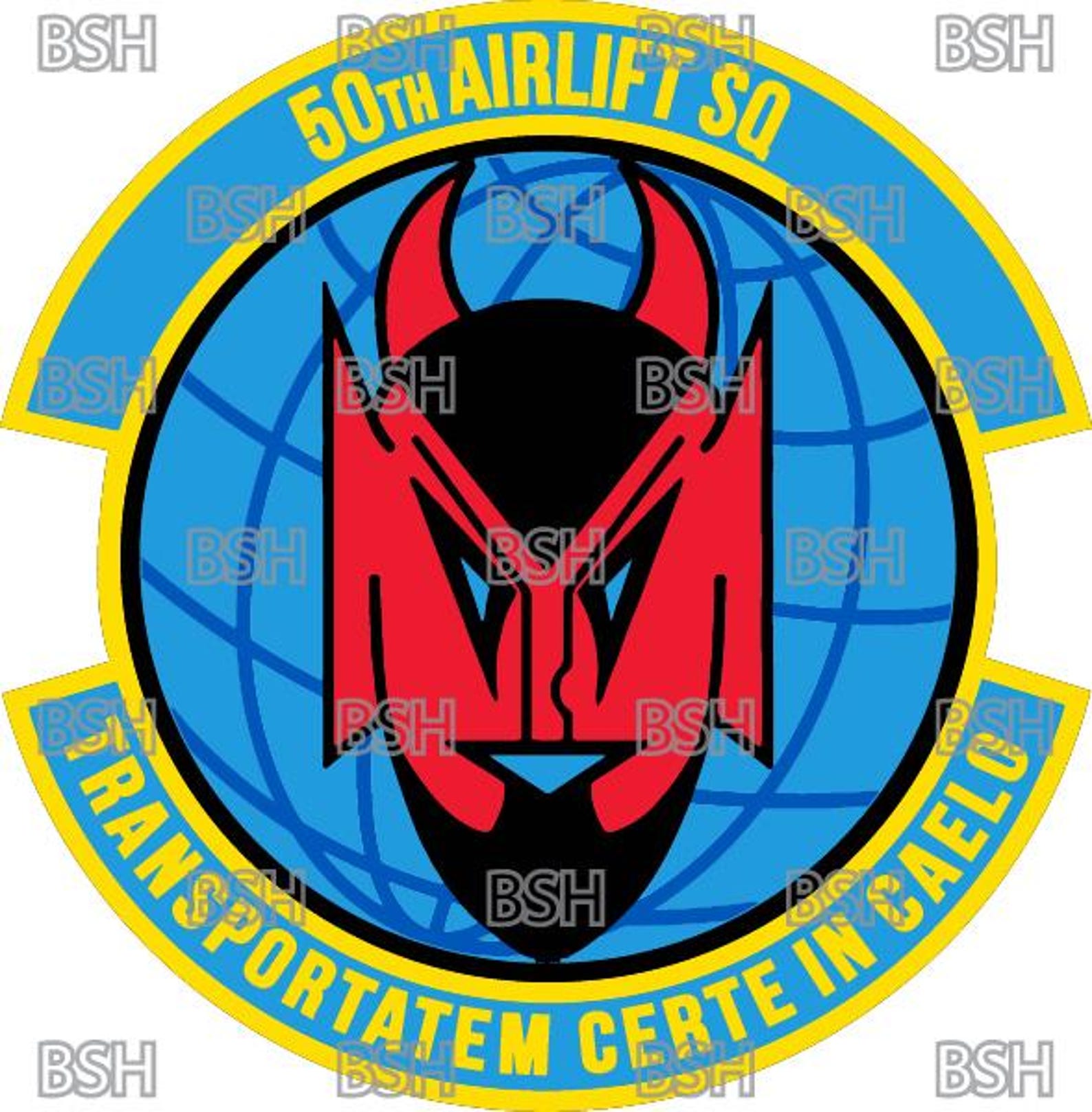 50th Airlift Squadron (little Rock AFB) Patch Vector Image Files (.ai ...
