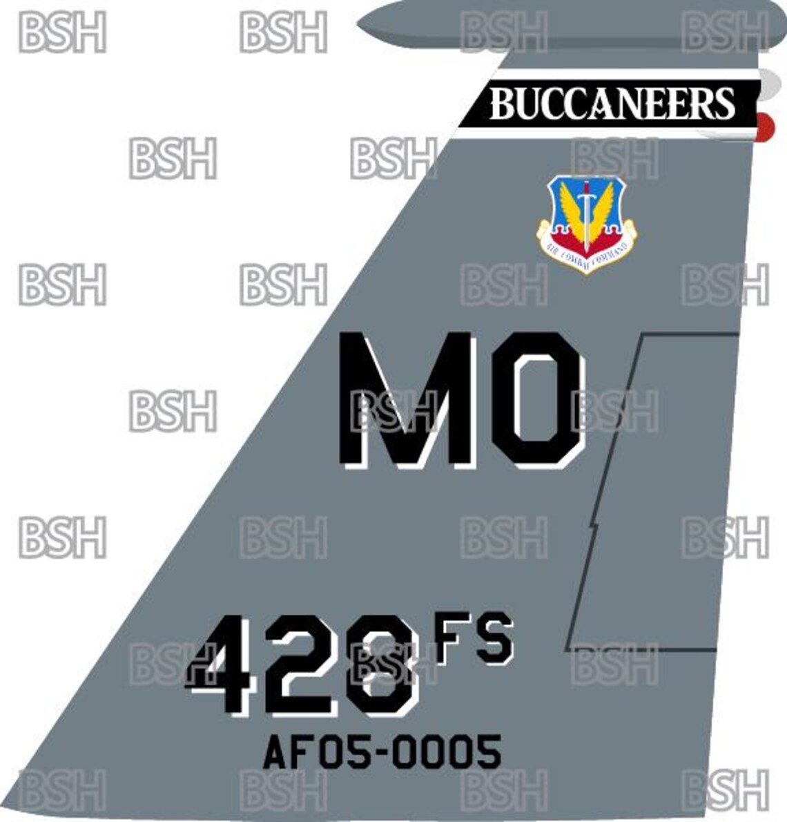 F-15E Tail Flash (mountain Home AFB) Vector Image Files (.ai, .pdf ...