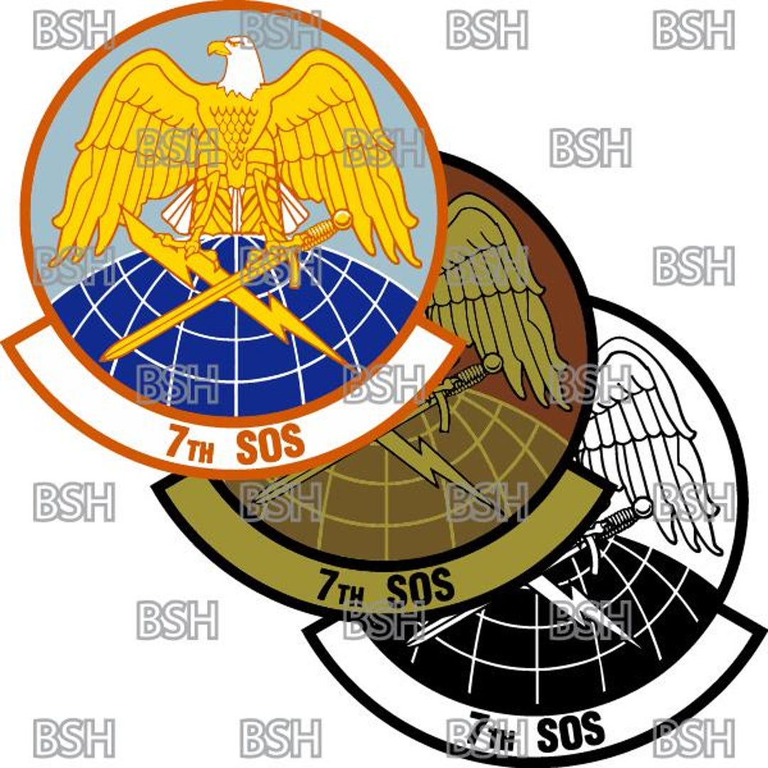 7th Special Operations Squadron (RAF Mildenhall) Patch Vector Image ...
