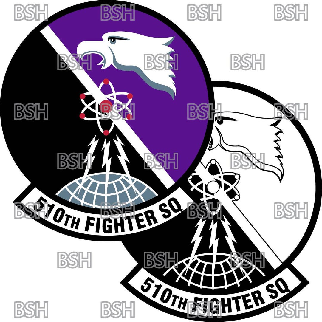 510th Fighter Squadron (aviano AB) Patch Vector Image Files (.ai, .pdf ...