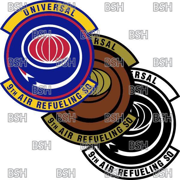 9th Air Refueling Squadron (travis AFB) Patch Vector Image Files (.ai ...