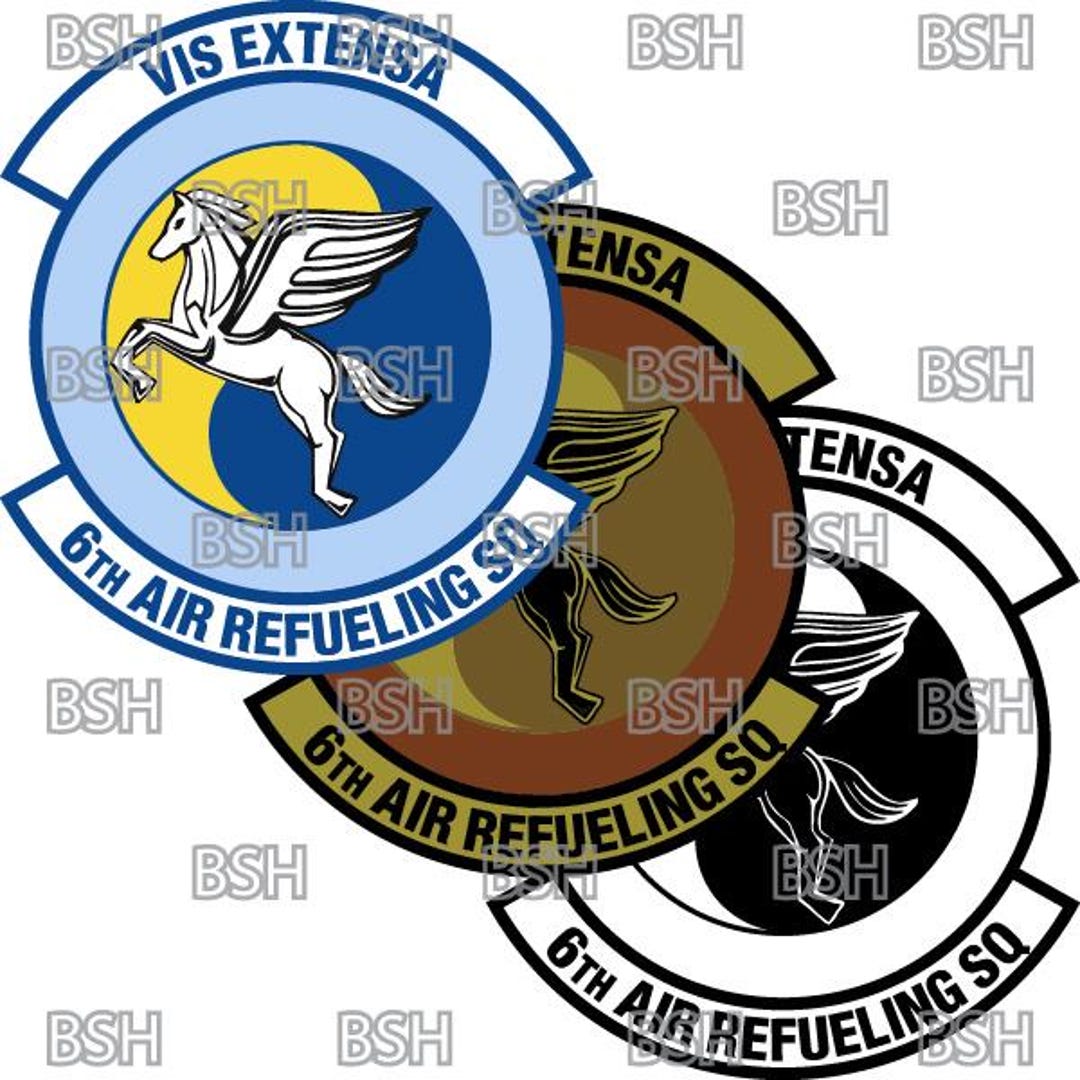 6th Air Refueling Squadron (travis AFB) Patch Vector Image Files (.ai ...