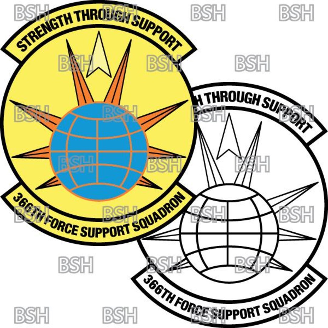 366th Force Support Squadron (mountain Home AFB) Patch Vector Image Files (.ai, .pdf, & .svg ...