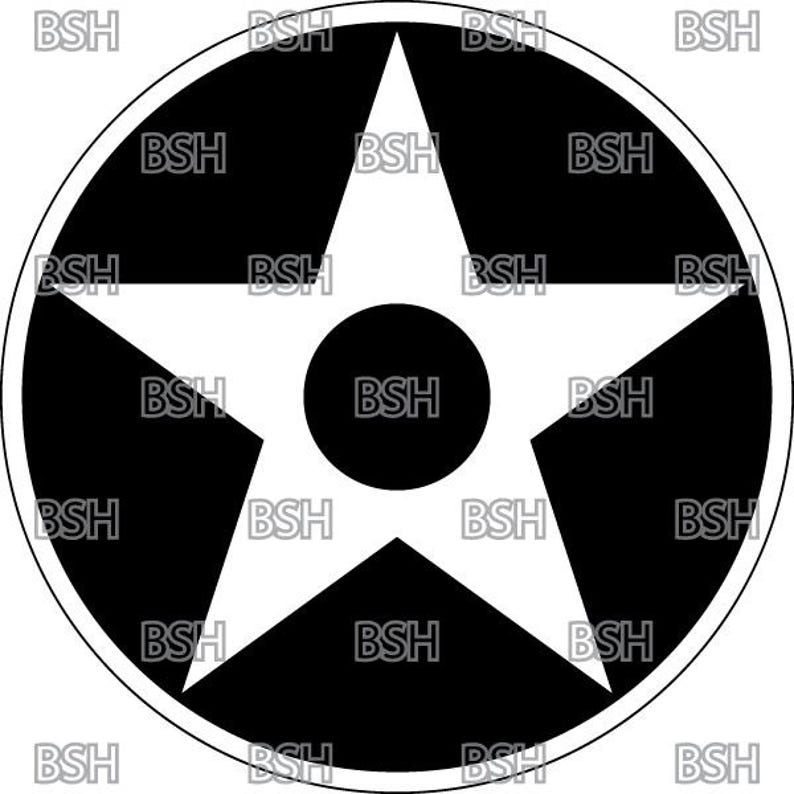US Military Aircraft Roundel Vector Image Files (.ai, .pdf, & .svg ...