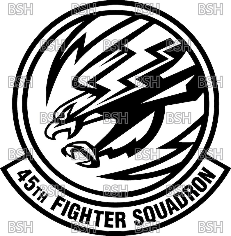 45th Fighter Squadron davis-monthan AFB Patch Vector Image Files .ai ...
