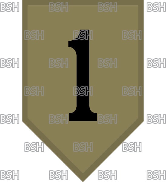 1st Infantry Division Patch Vector Image Files (.ai, .pdf, & .svg ...