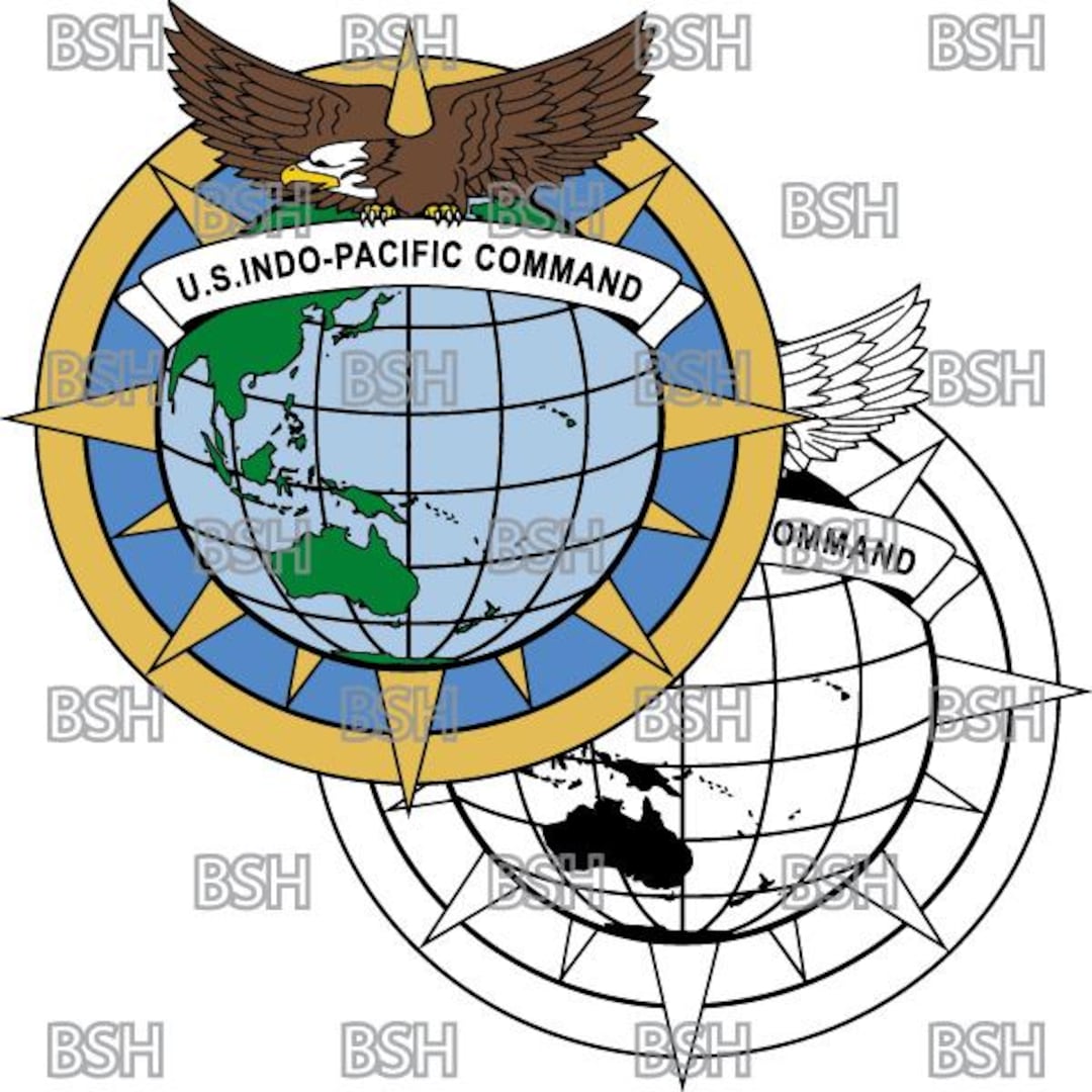 US Indo-pacific Command Shield Vector Image Files (.ai, .pdf, & .svg ...