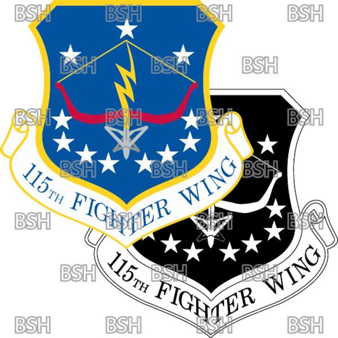 115th Fighter Wing (wisconsin ANG) Patch Vector Image Files (.ai, .pdf ...