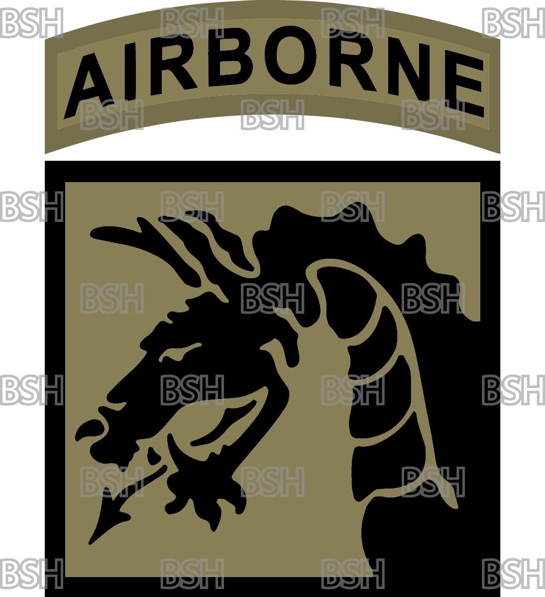 XVII Airborne Corps Patch Vector Image Files .ai, .pdf, & .svg Formats ...