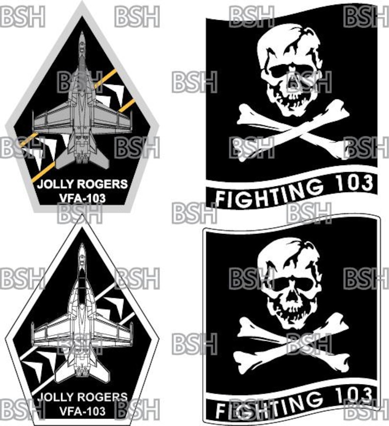 VFA-103 (NAS Oceana) Patch Vector Image Files (.ai, .pdf, & .svg ...