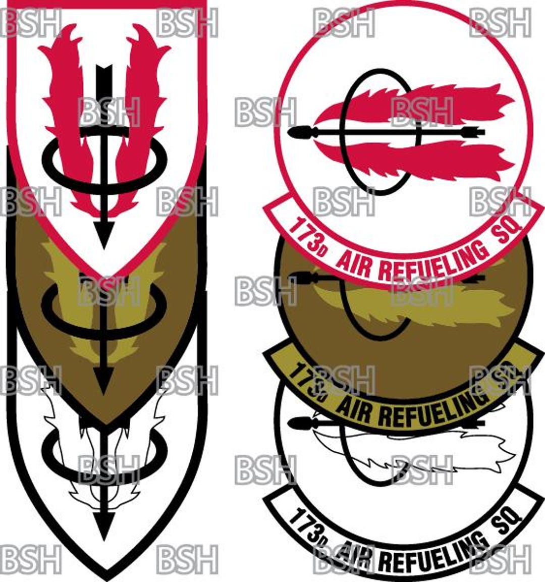 173d Air Refueling Squadron (nebraska ANG) Patch Vector Image Files ...