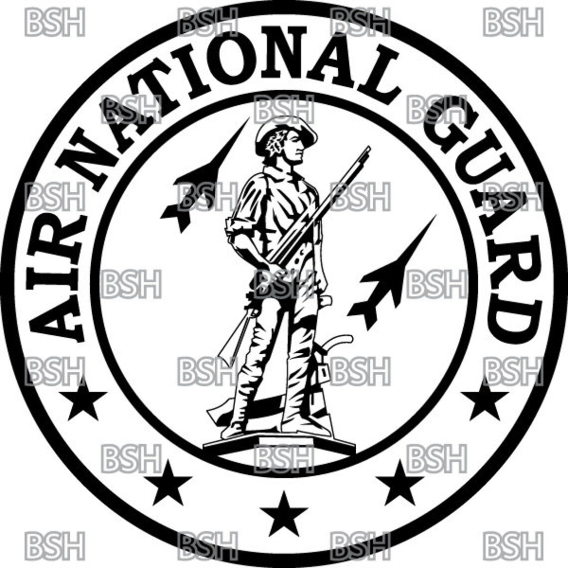 ANG Seal Vector Image Files (.ai, .pdf, & .svg Formats) Plus Rasters ...