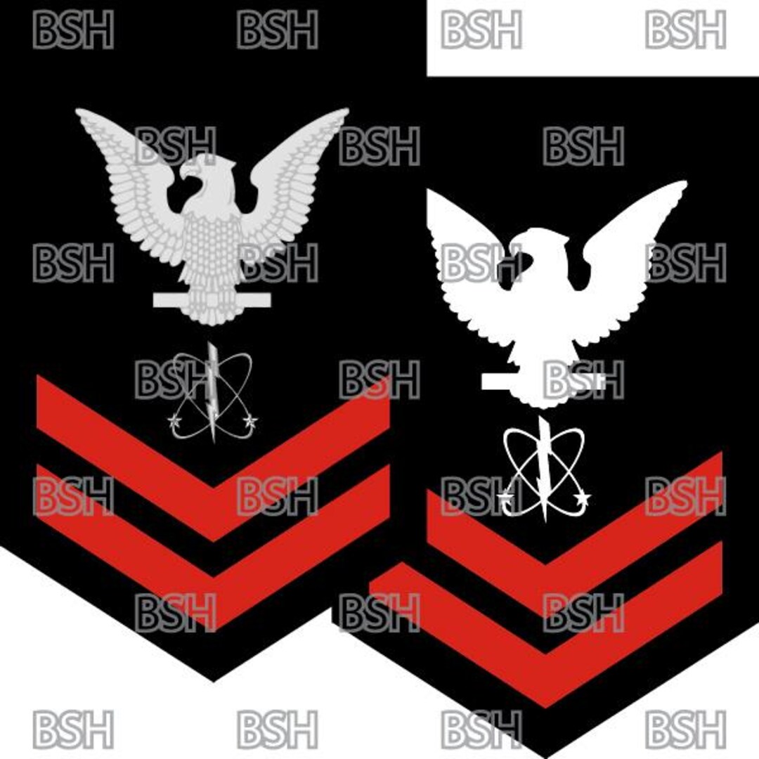 EW2 Tech PO Rank Vector Image Files (.ai, .pdf, & .svg Formats) Plus ...
