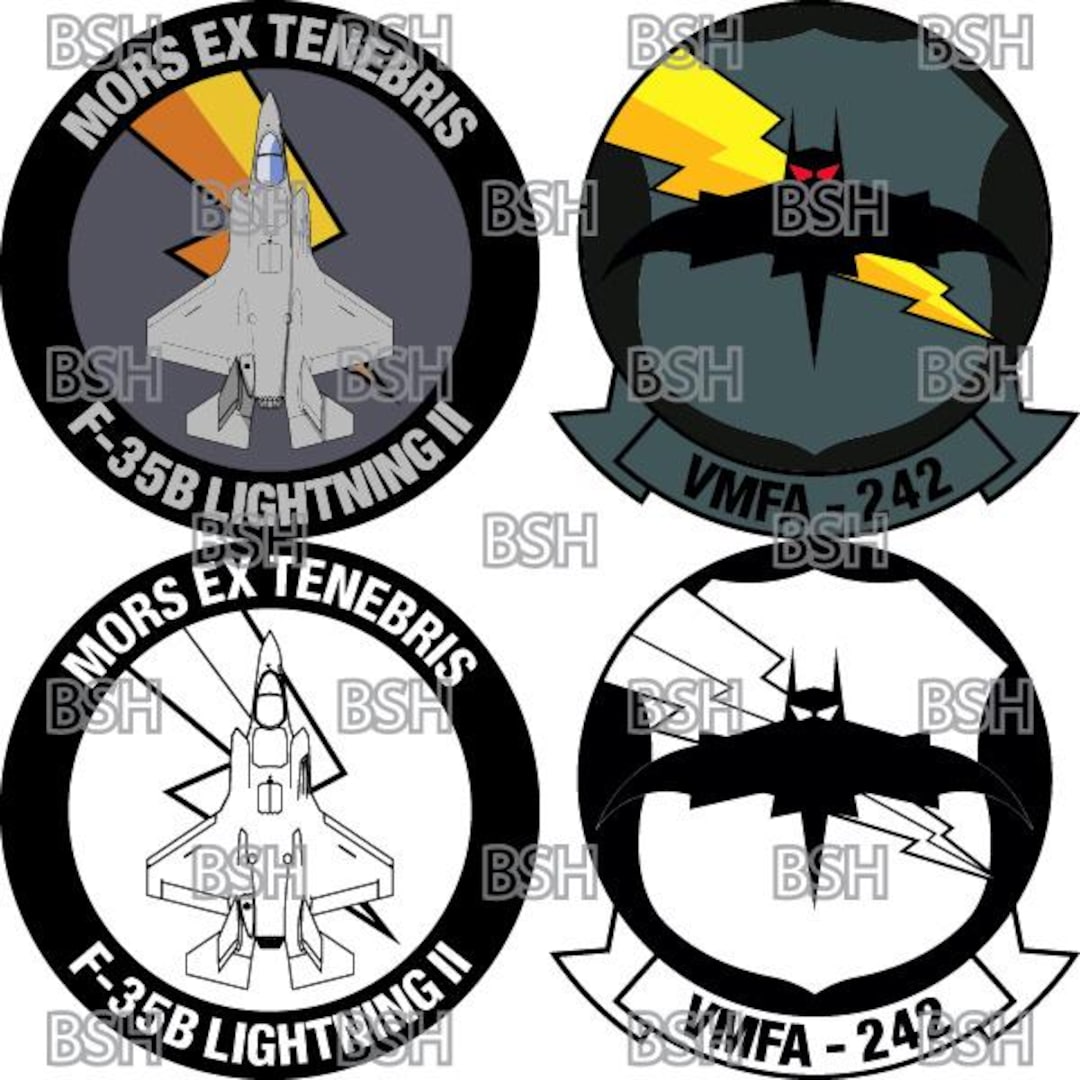 VMFA-242 Patch (MCAS Iwakuni) Vector Image Files (.ai, .pdf, & .svg ...