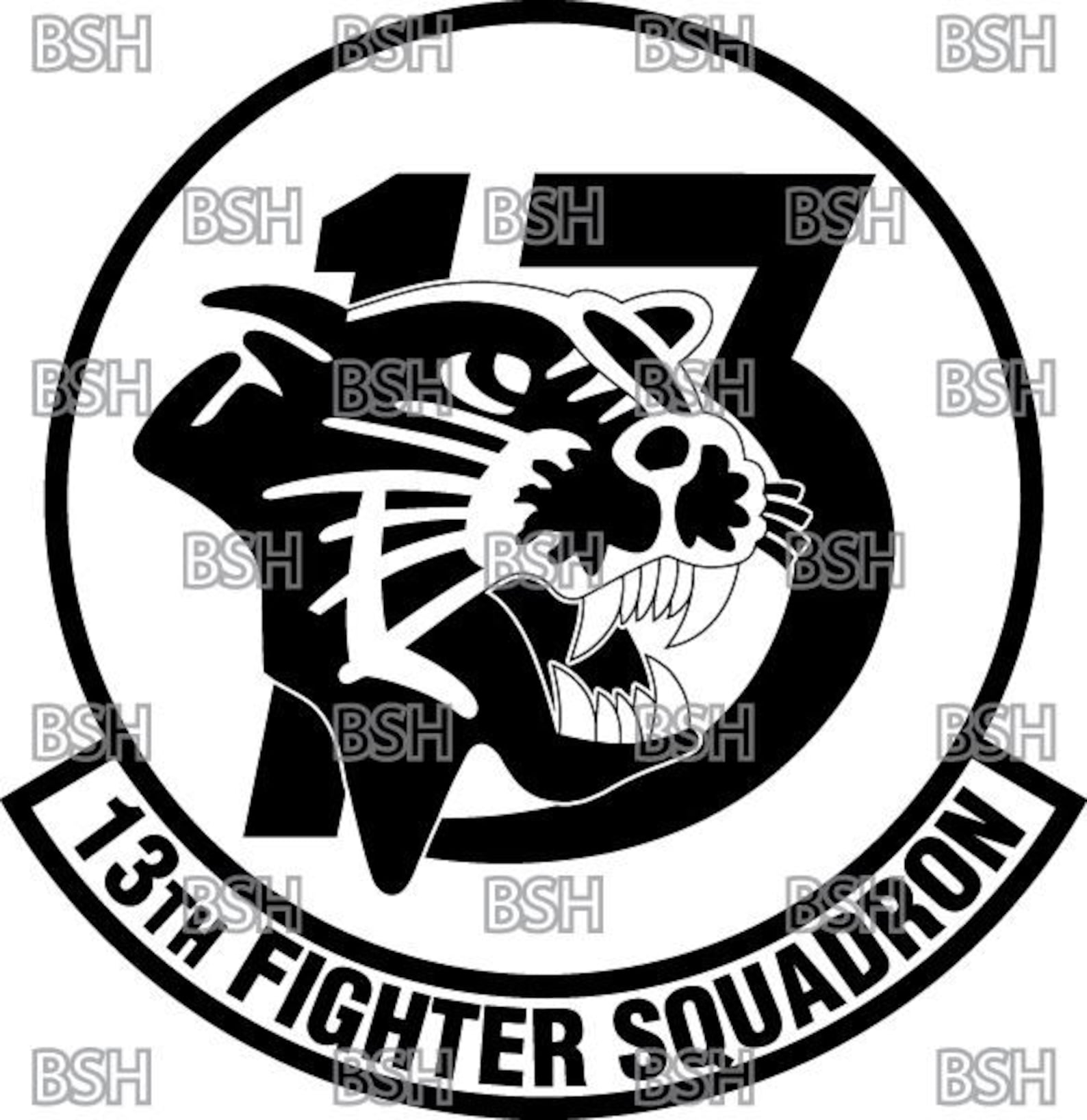 13th Fighter Squadron (misawa AB) Patch Vector Image Files (.ai, .pdf ...