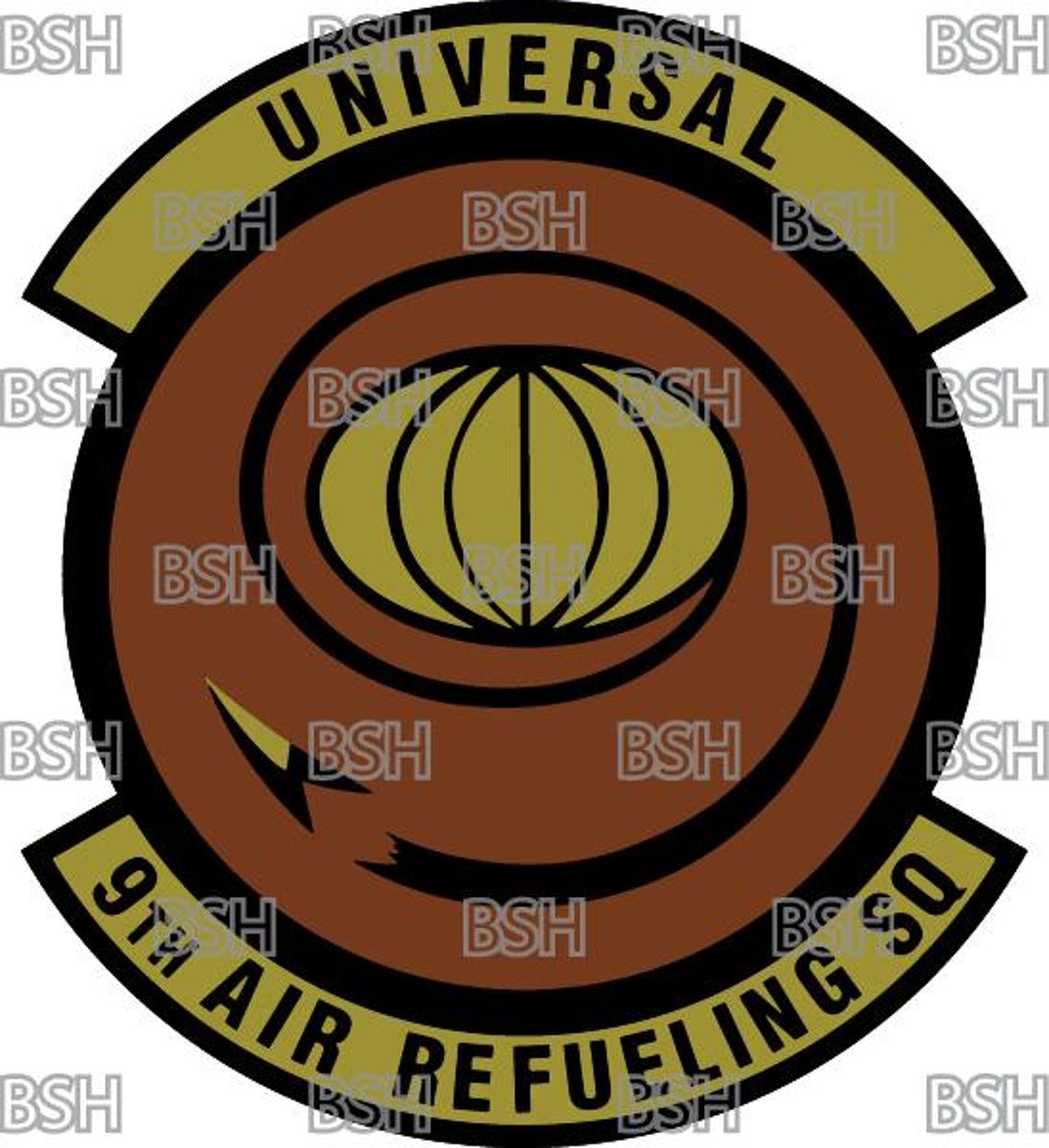 9th Air Refueling Squadron (travis AFB) Patch Vector Image Files (.ai ...