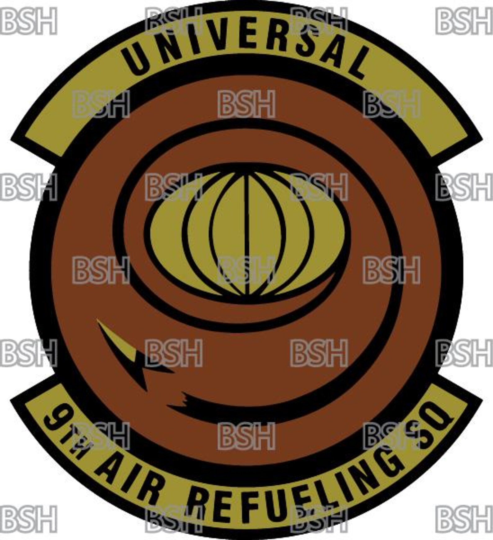 9th Air Refueling Squadron (travis AFB) Patch Vector Image Files (.ai ...