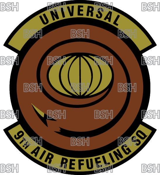 9th Air Refueling Squadron (travis AFB) Patch Vector Image Files (.ai ...