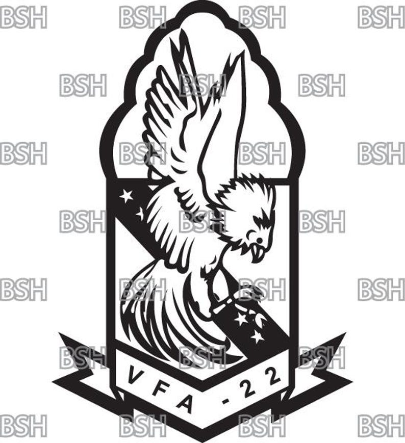 VFA-22 (NAS Lemoore) Patch Vector Image Files (.ai, .pdf, & .svg ...