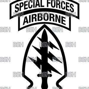 Army Special Forces Patch Vector Image Files (.ai, .pdf, & .svg Formats ...