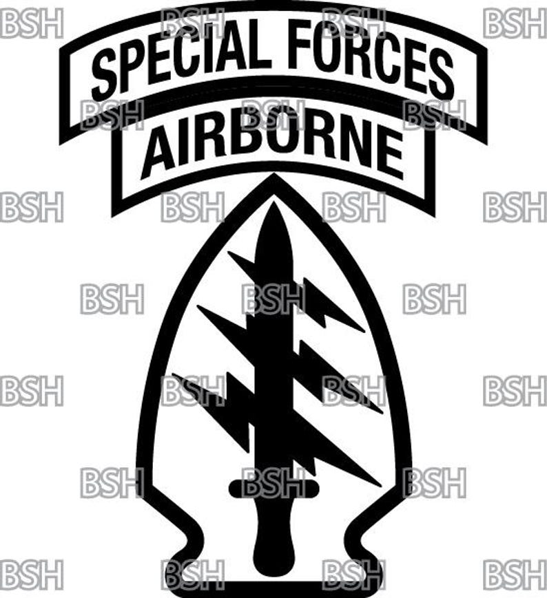 Army Special Forces Patch Vector Image Files (.ai, .pdf, & .svg Formats ...