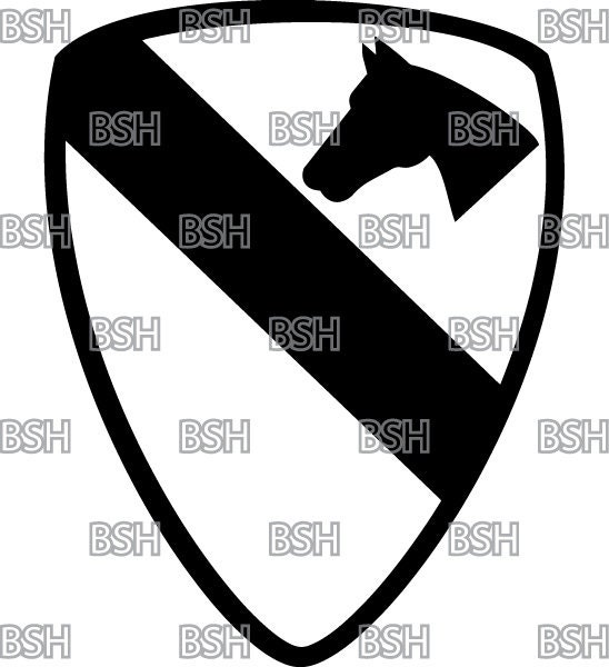 1st Cavalry Division Patch Vector Image Files (.ai, .pdf, & .svg ...