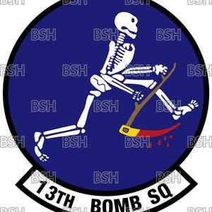 13th Bomb Squadron (whiteman AFB) Patch Vector Image Files (.ai, .pdf ...