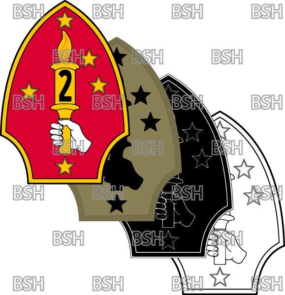 2nd Marine Division Insignia Vector Image Files (.ai, .pdf, & .svg ...