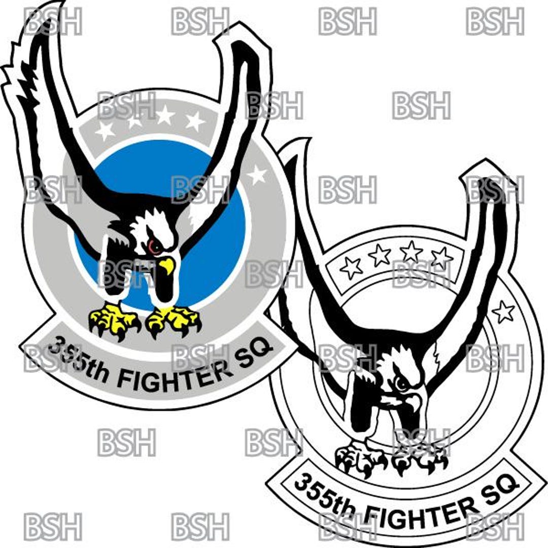 355th Fighter Squadron (eielson AFB) Patch Vector Image Files (.ai ...